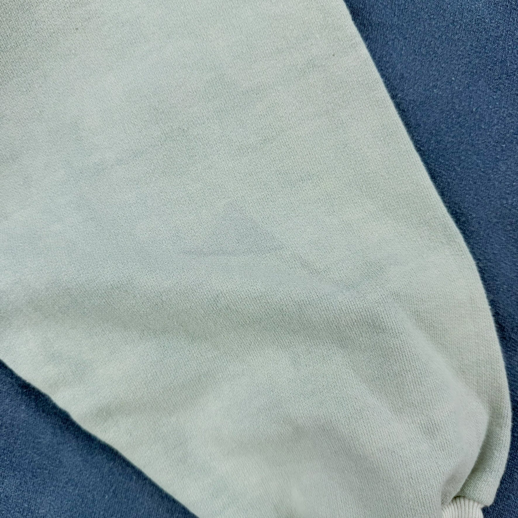 J- Vintage Quicksilver Two Tone Embroidered Graphic Made In USA Crewne ...