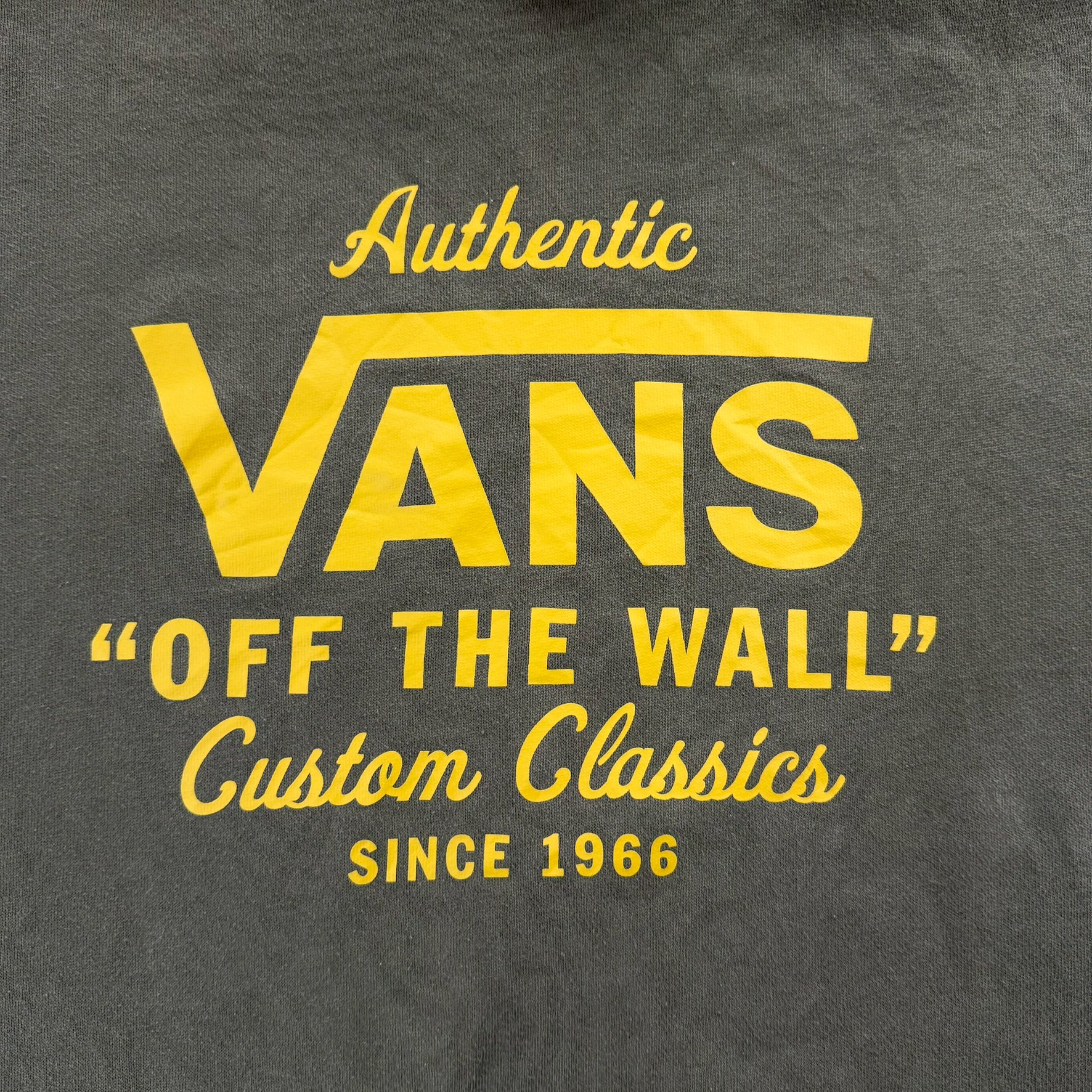J- Vans Off The Wall Custom Classics Text & Graphic Hoodie - XL – HG ...